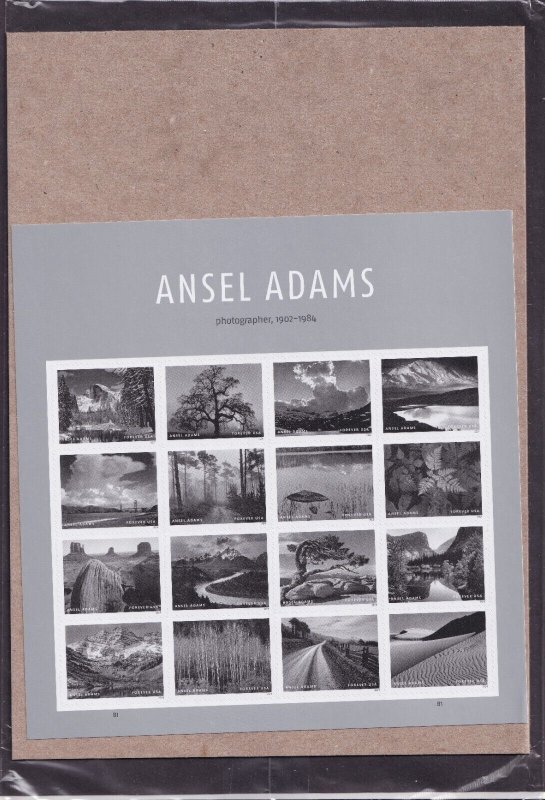 Scott #5854 Ansel Adams Full Sheet of 20 Forever Stamps - Sealed UV ...