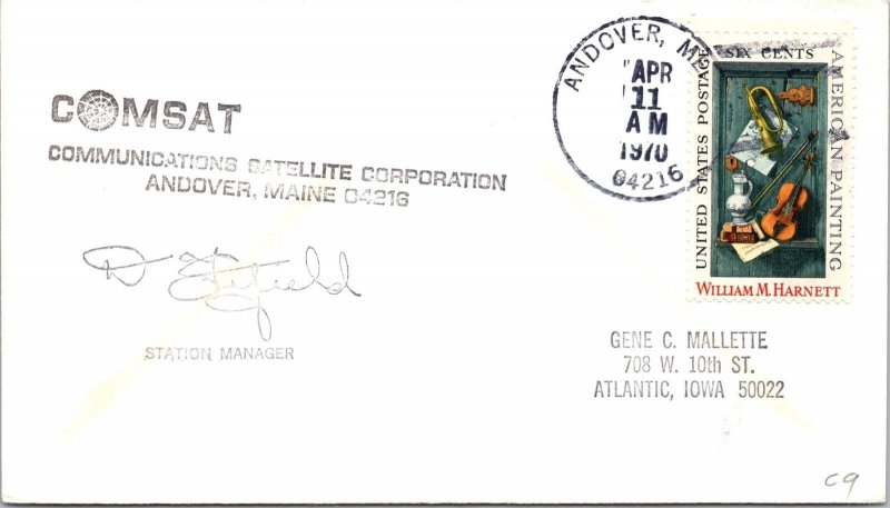 Apr 11 1970 - COMSAT - Andover, Maine - F35852 | United States, Stamp ...
