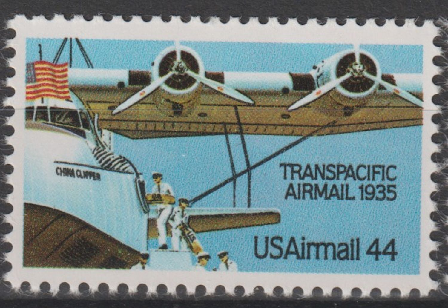 Scott# C115 1985 44c Transpacific Airmail 1935 Issue XF MNH | United ...