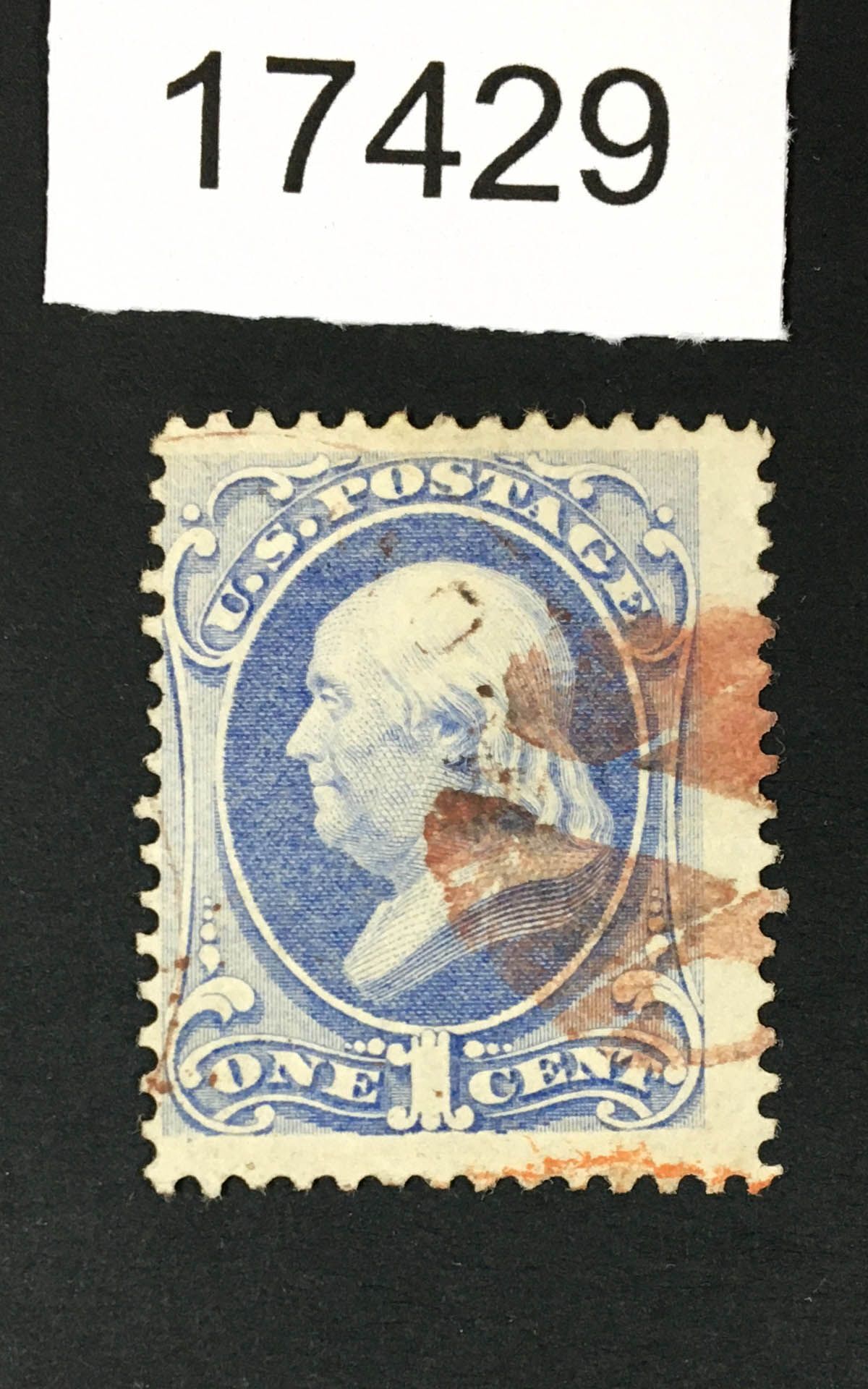 US Stamps # 145 RED Cancel Used $25 LOT #17429 | United States, General ...