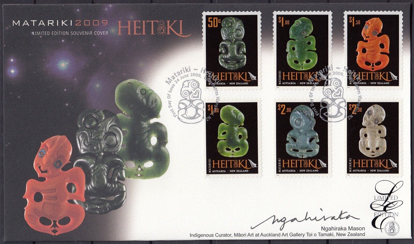 NEW ZEALAND 2009 Matariki, Limited Edition FDC | Australia & Oceania ...