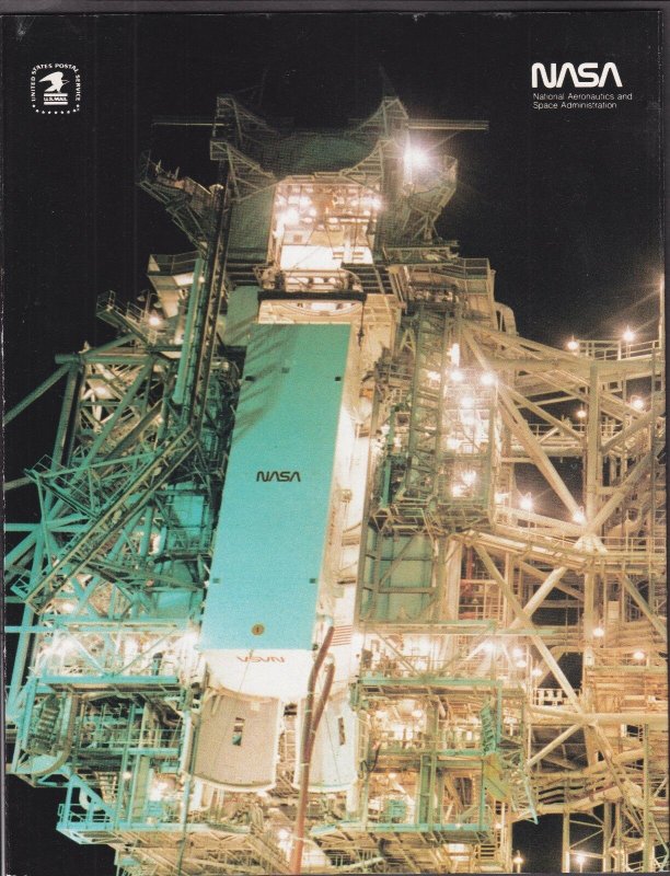 US STS-8 Flight Cover Launched into Space & Returned USPS & NASA w ...