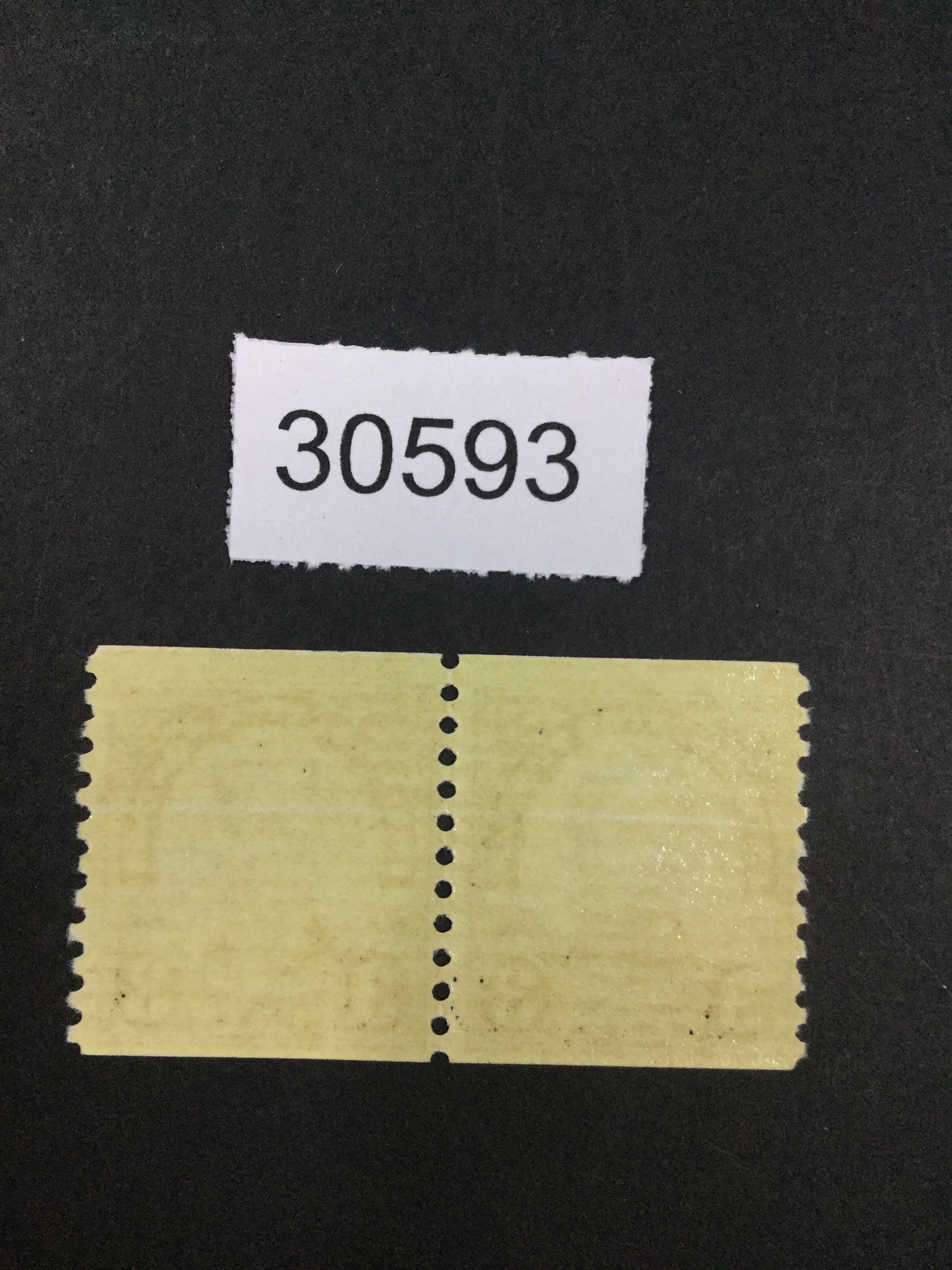 US Stamps #600 Line Pair Mint OG NH Plate Number LOT #30593 | United ...