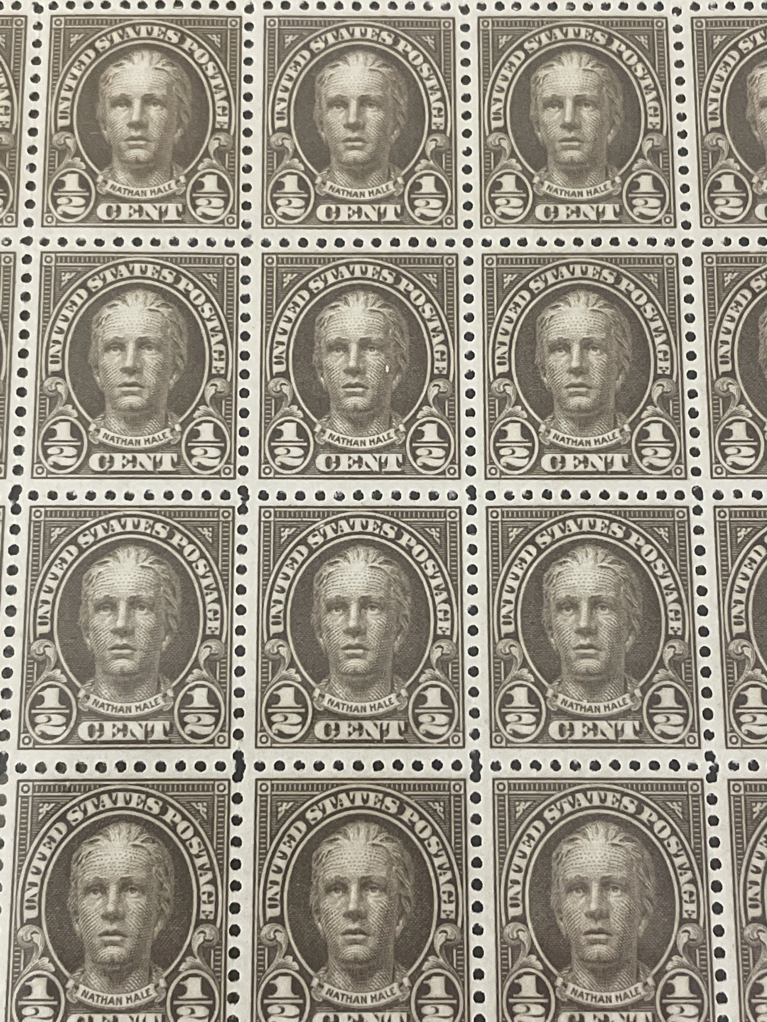 Scott#653 (4 sheets full pane. #20371). | United States, General Issue ...