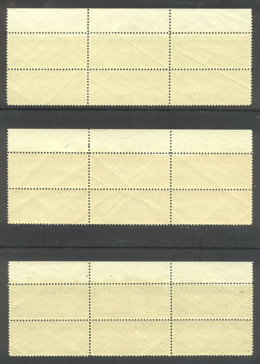 U.S. #C13-15 CHOICE XF NH Plate Blocks - 1930 Graf Zeppelin Set ...
