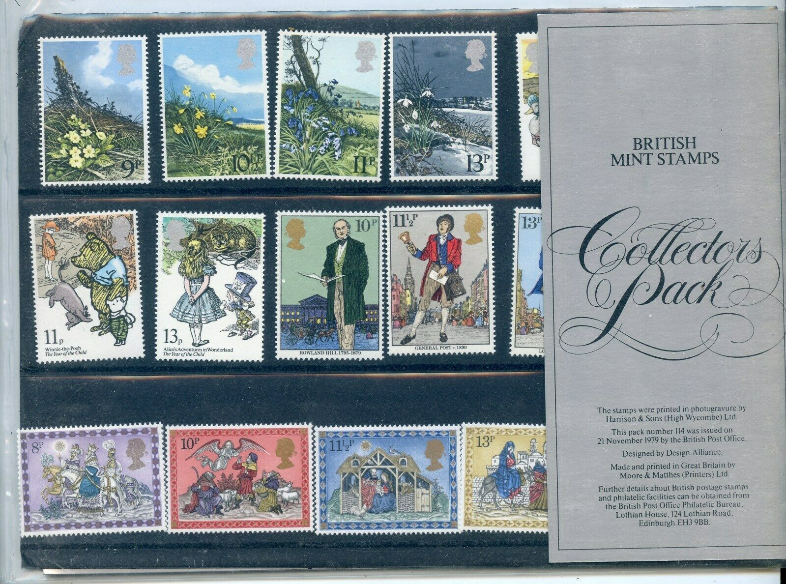 Great Britain 1979 Collectors Pack as Issued Contains ALL 1979 ...