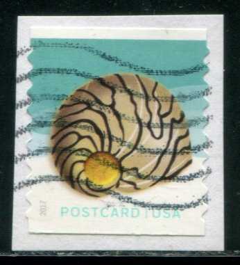 5168 US (34c) Seashells SA coil - Zebra Nerite, used on paper | United ...