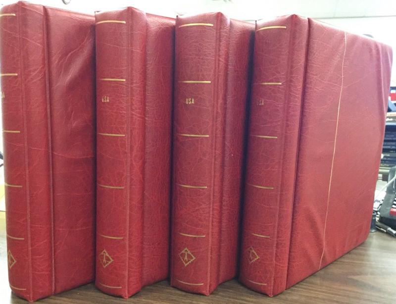 {BJ Stamps} LIGHTHOUSE, USA, hingeless albums, Volumes 1-4. 1847-2002 ...
