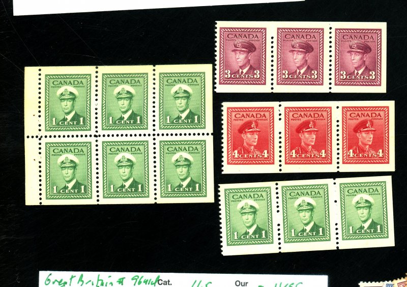 Canada #249B 249c 252b 254b Mint FVF OG LH 249b HR Cat $20 | Canada ...