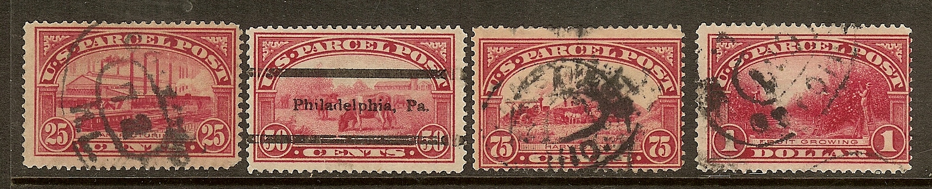 United States, Scott #'s Q1-Q12; Parcel Post Issues, Used | United ...
