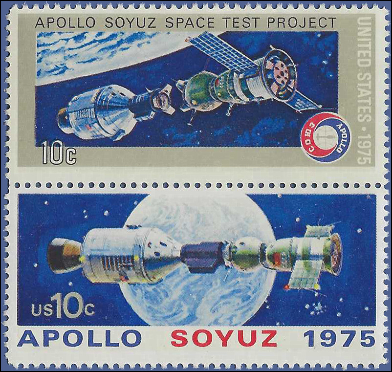 #1569-1570 10c Apollo Soyuz Space Project Pair 1975 Mint NH | United ...