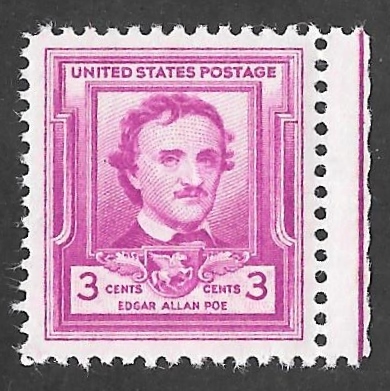 986 3 cents Edger Pole (1949) Stamp OG NH EGRADED VF 81 | United States ...