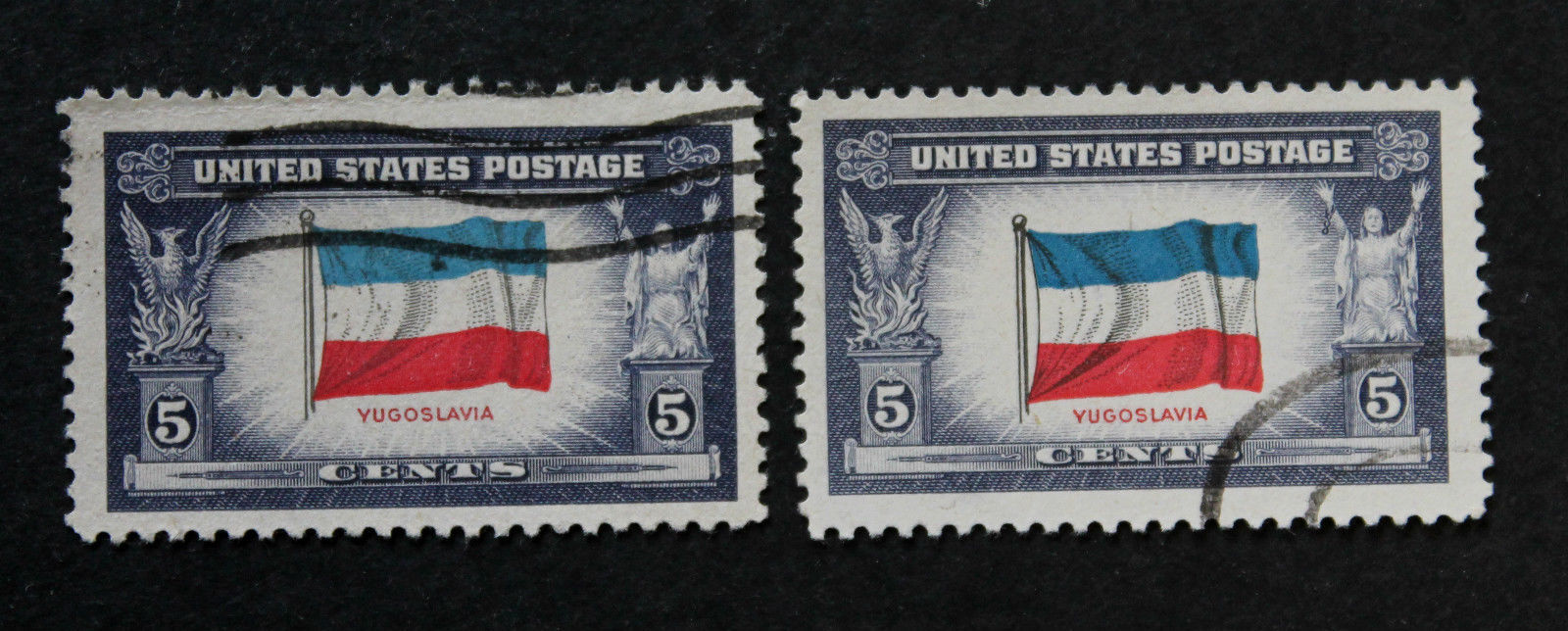 US #917a Stamp- ERROR EFO Used Reverse & Printing Error. | United ...