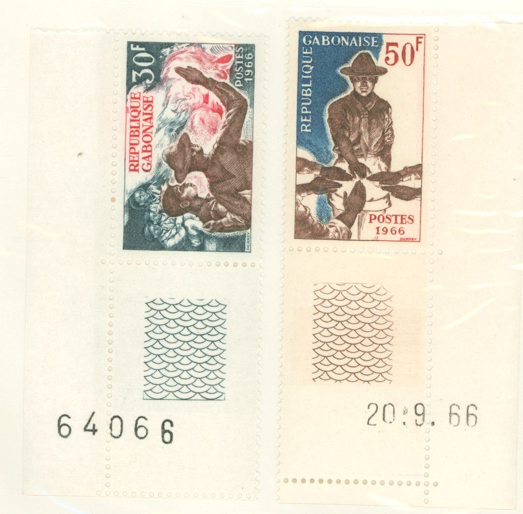 Gabon #200-201 Single (Complete Set) | Africa - Gabon, General Issue ...