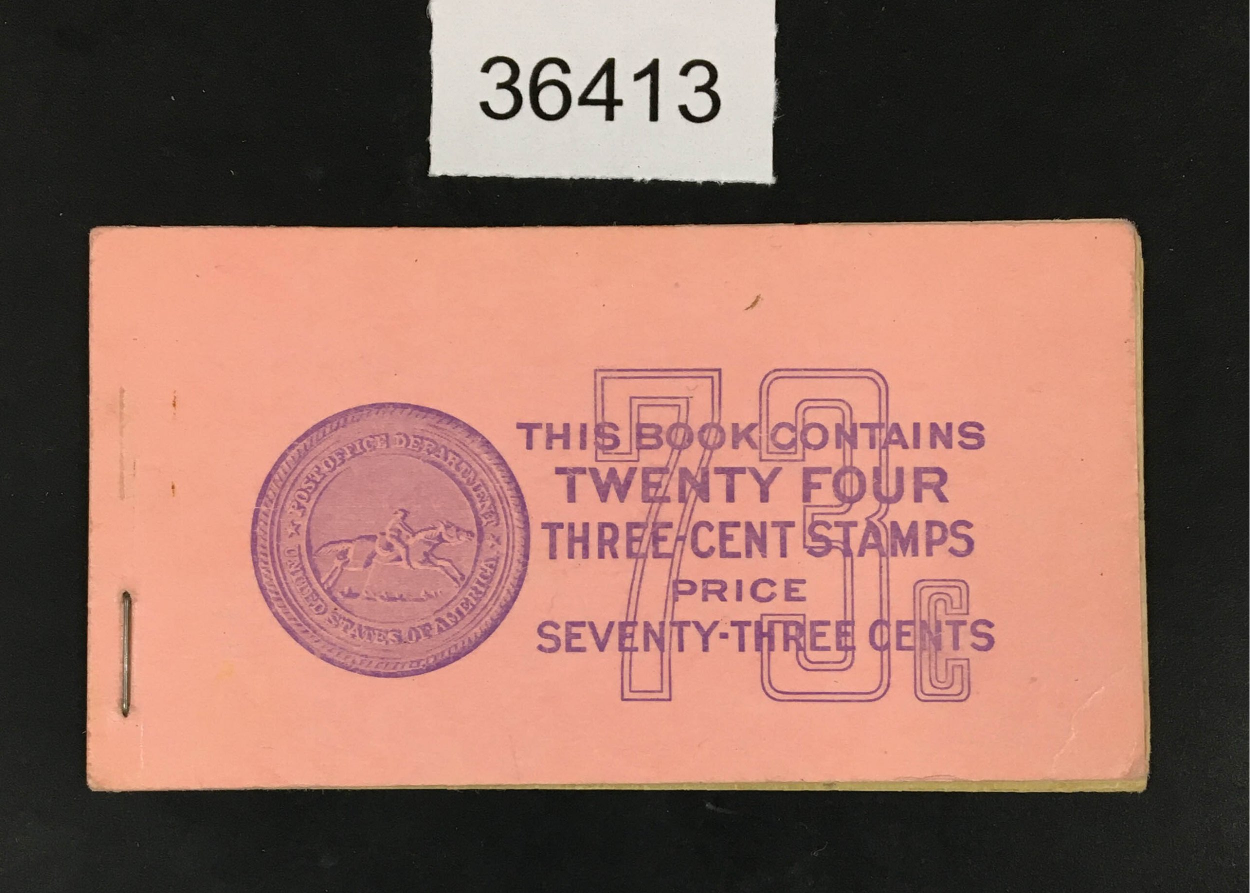 US Stamps # Bk103 Complete Unexploded Booklet Mint OG NH $45 LOT #36413 ...