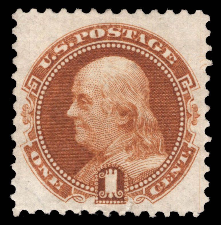 US Stamps # 123 Unused NO GUM CAT. $220 LOT #1477 | United States ...