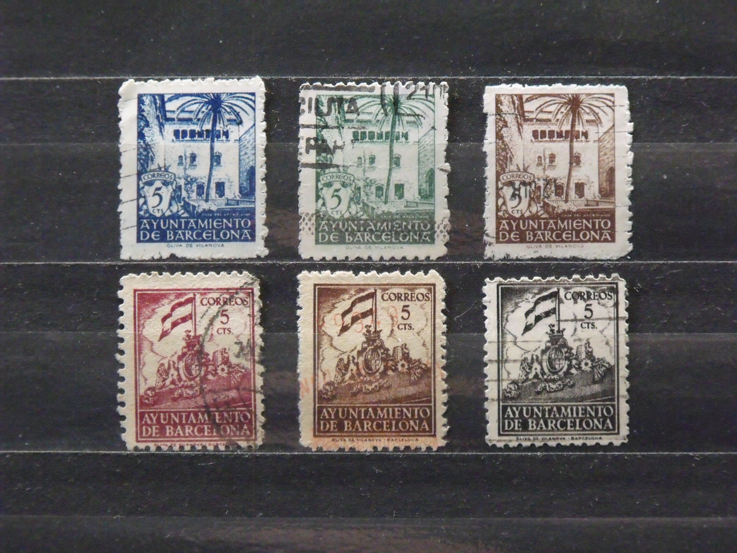 6598 Spain Used # ED41,ED42,ED43,ED50,ED51,ED52 Barcelona CV$ 5.00 ...