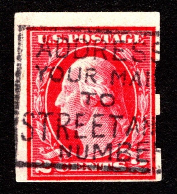 1916, US 2c, Schermack, Used, Sc 482 | United States, General Issue ...