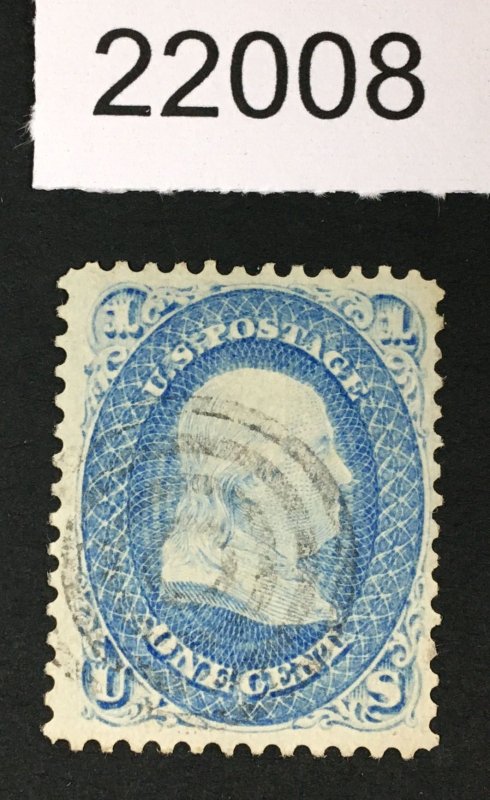 US Stamps # 63 Used Pale Blue LOT # 22008 | United States, General ...