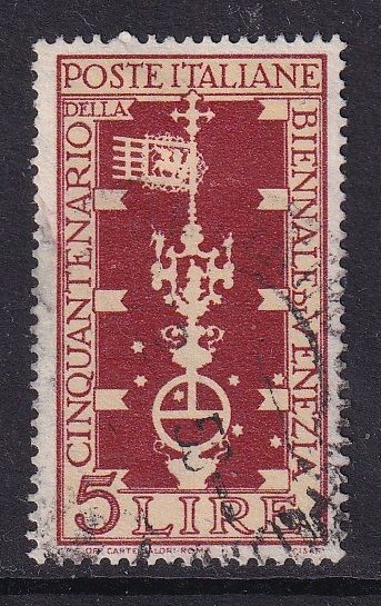 Italy #510 used 1949 standard of Doge of Venice 5 l | Europe - Italy ...