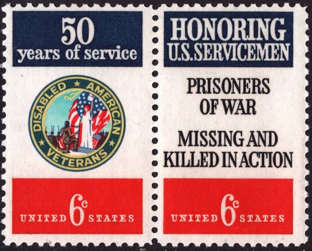 SC#1421-22 6¢ Disabled American Veterans & Servicemen Pair (1970) MNH ...
