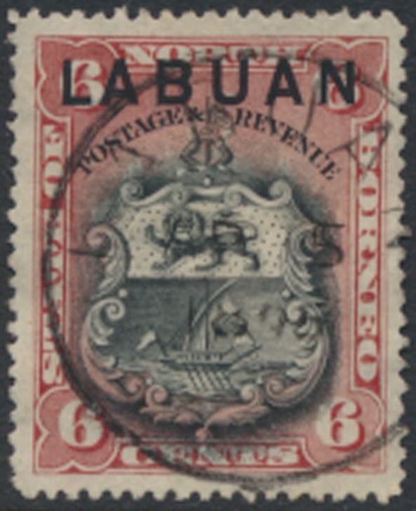 Labuan SG 67 perf 14½ x 15 SC# 53 ** Used please read details & see ...