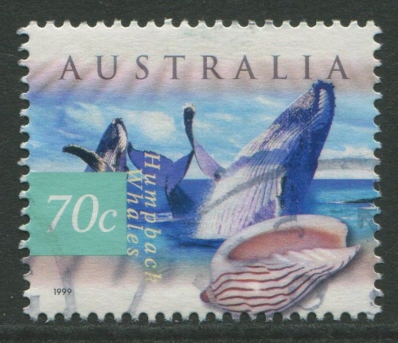Coastal Wildlife 1999 - 70c Humpback Whales Used | Australia & Oceania - Australia, General ...