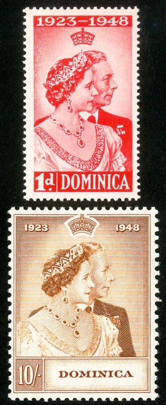Dominica Stamps # 114-115 MLH VF | Caribbean - Dominica, General Issue ...