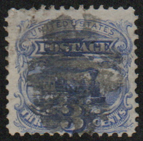 USA #114 F-VF, cork cancel, vivid color! Retail $16 | United States ...