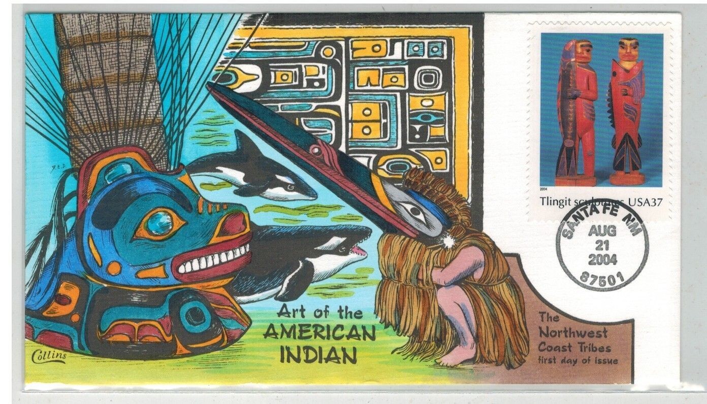 Collins Handpainted ART of American Indians Northwest Coast Tribes ...