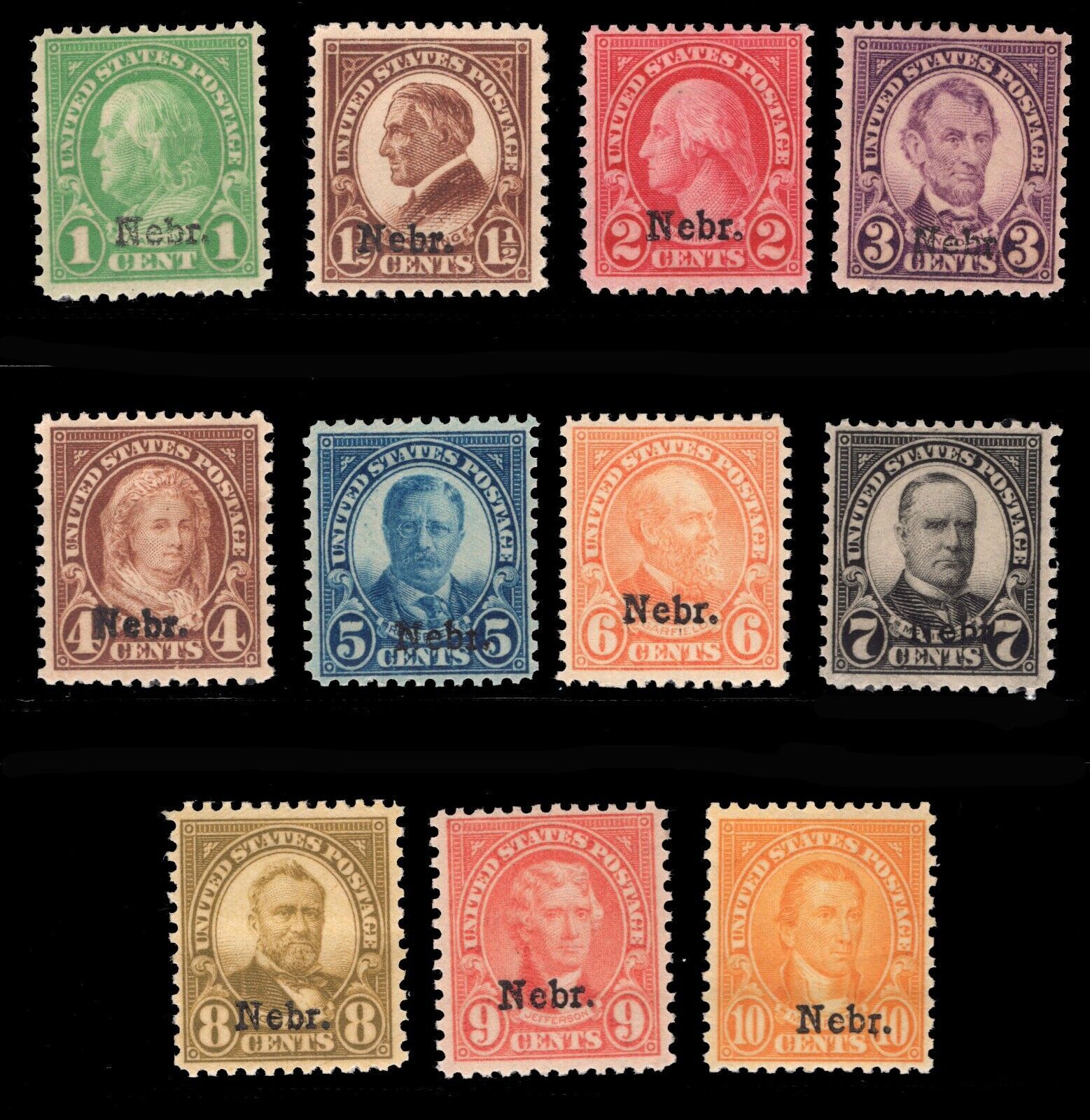 US Stamps #669-679 Nebr. SET Mint OG NH LOT #84303 | United States ...