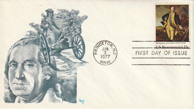 US 1704 13c Washington on FDC Marge Cachet Unaddressed ECV $10.00 ...