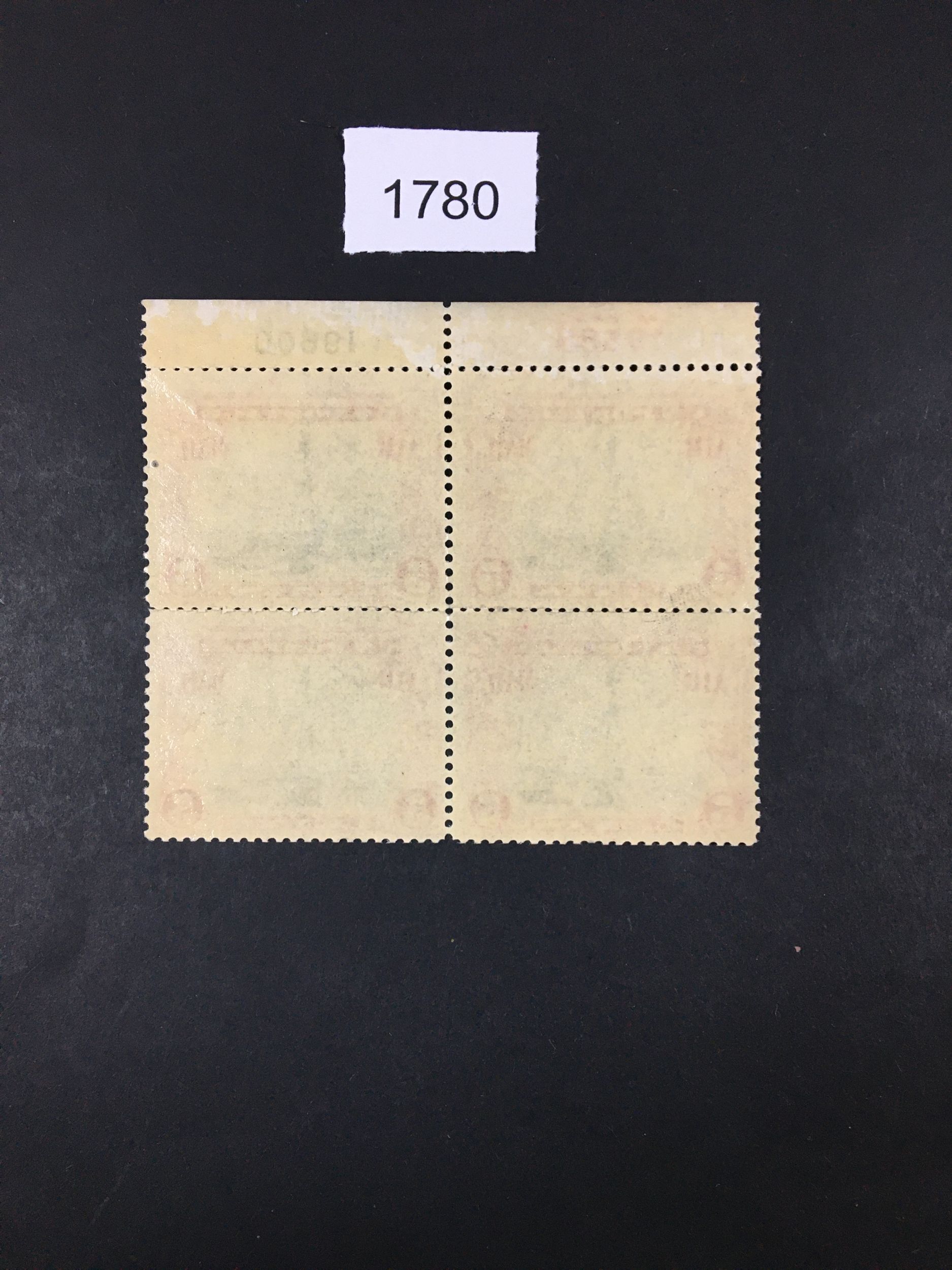 US Stamps # C11B Special Booklet Paper Mint OG NH Plate Block $80 LOT # ...