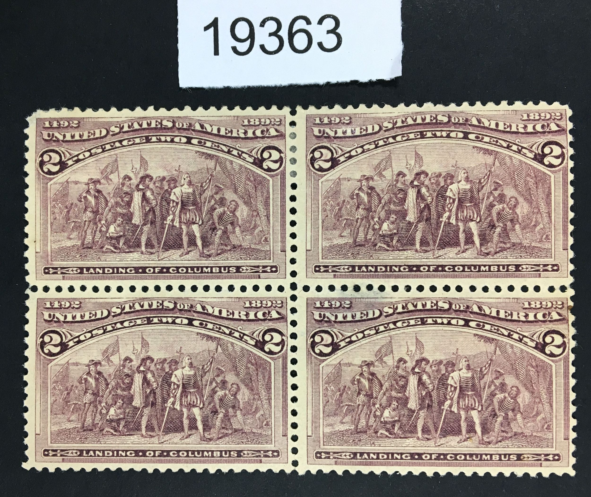 US Stamps # 231 Mint OG H Block LOT #19363 | United States, General ...