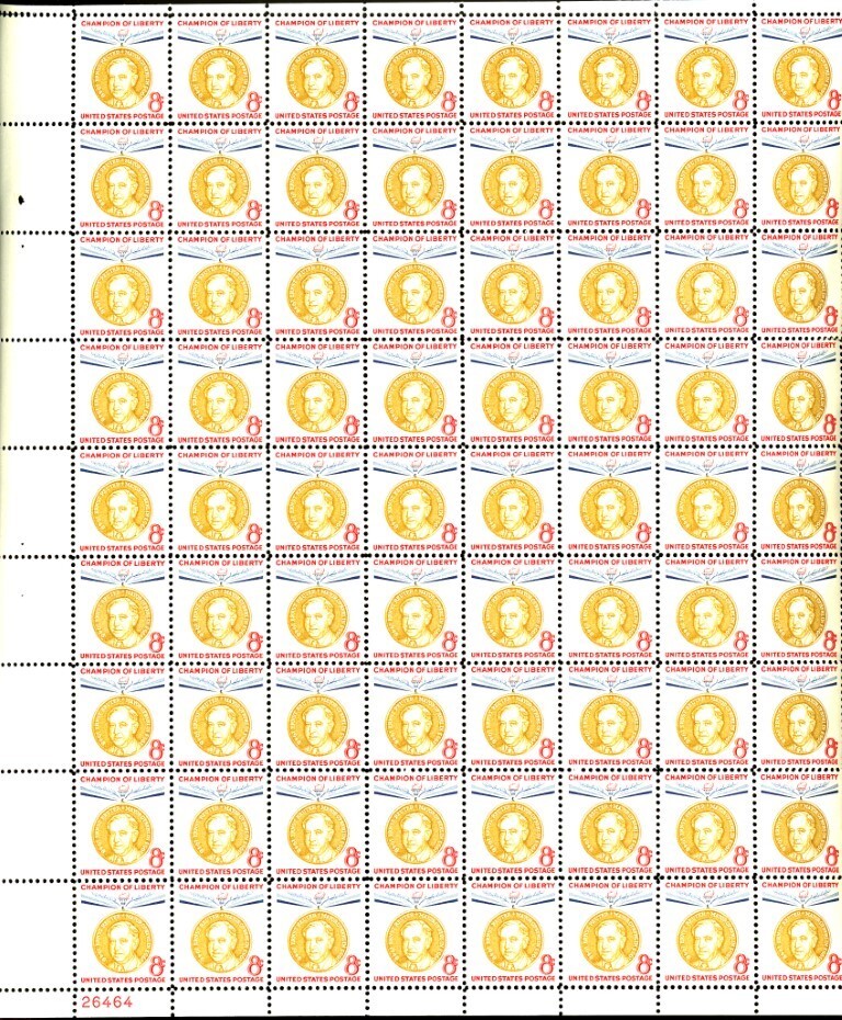 U.S. #1137 Mint PL# Block Sheet of 72 OG NH | United States, General ...