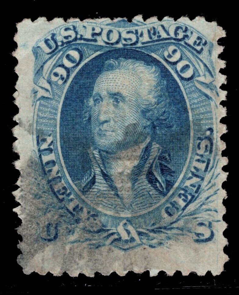 US Stamps #101 F Grill Used LOT #89618* | United States, General Issue ...