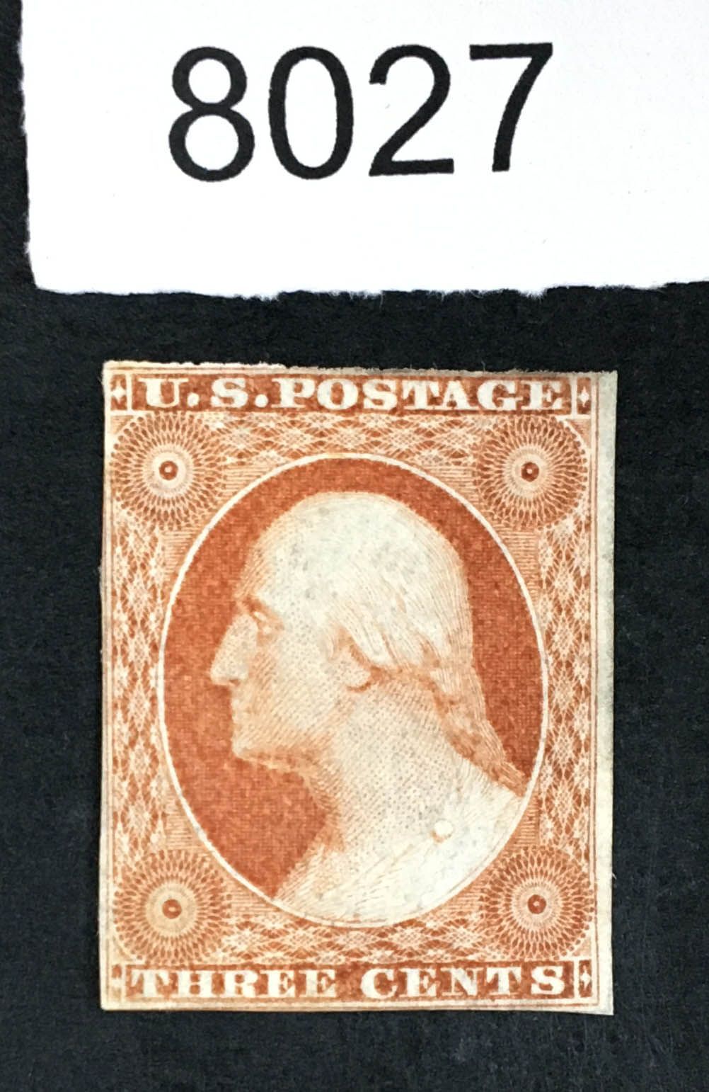 US Stamps # 11a Mint OG LH LOT #8027 | United States, General Issue ...