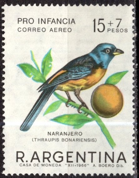 Argentina; 1967: Sc. # CB38: MLH Single Stamp | Central & South America ...