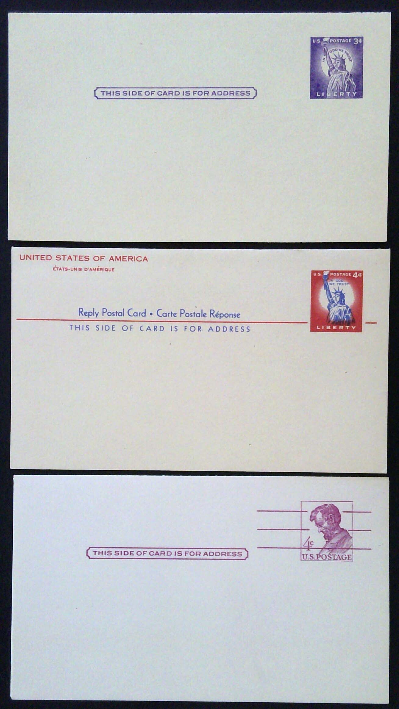 US Starter Collection including FoB Lot with Postal Cards - Unused ...