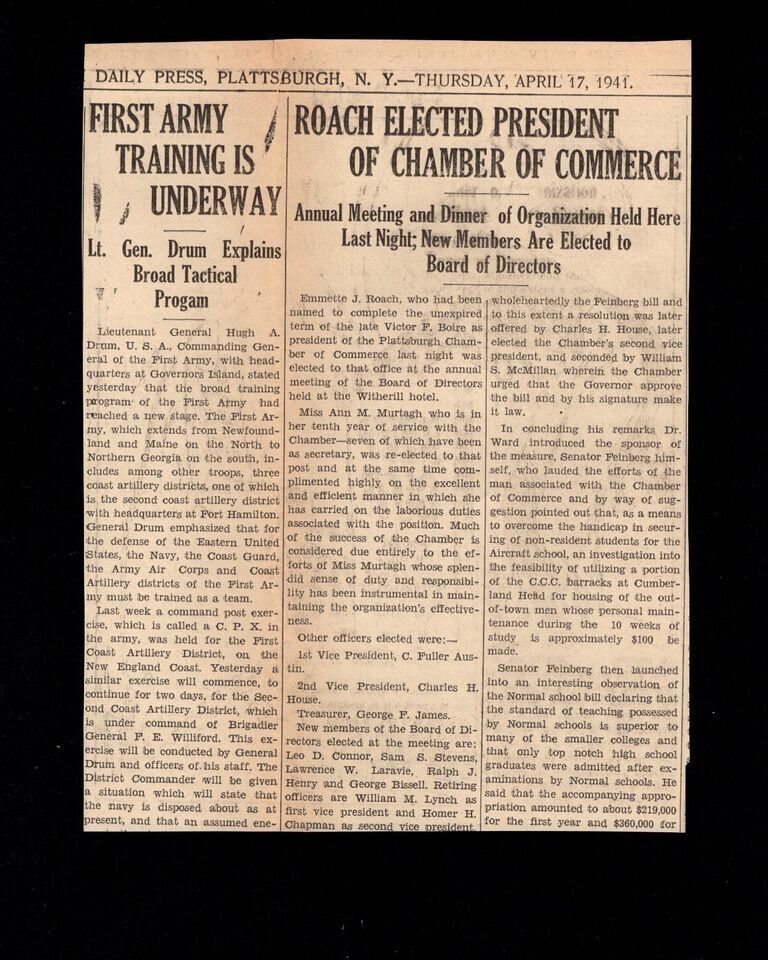 WWII Patriotic Ancillary NEA Service Newspaper Cartoon Hitler Uncle Sam ...