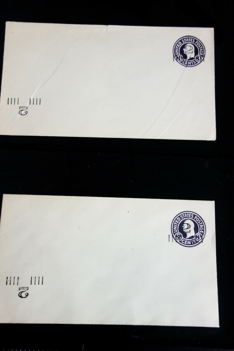 US Stamps Rare Selection of 29 Early 2c on 3c mint Envelope Entires ...