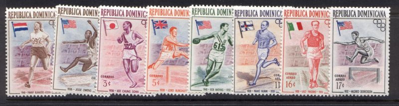 Dominican Rep 474-8, C97-9 MNH Olympics, Sports, Flags | Caribbean - Dominican Republic, Stamp ...