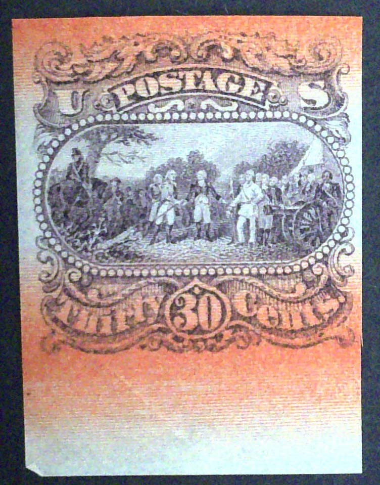 US Scott #121-E1s - 30c Dull Red Violet - Essay | United States, Back ...