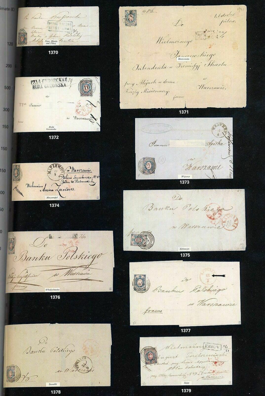 Poland Warwick&Warwick Rachmanow Collection 2010 Stamp Auction ...