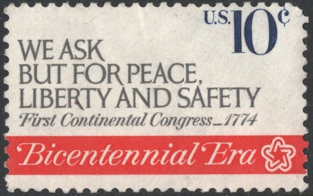 SC#1544 10¢ Continental Congress Single (1974) MDG | United States ...