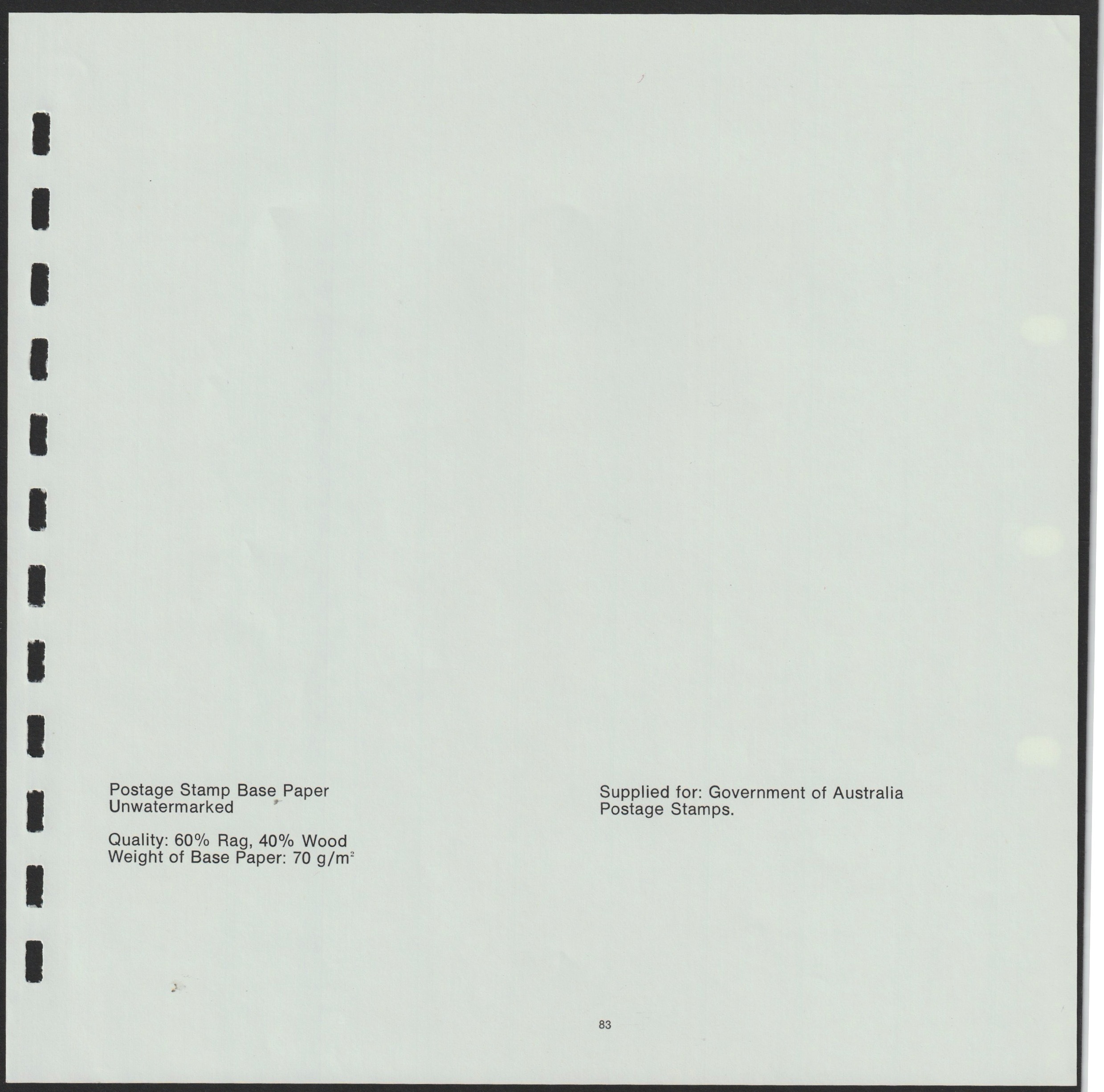 AUSTRALIA - PAPER SAMPLE ex Wiggins Teape | Australia & Oceania ...