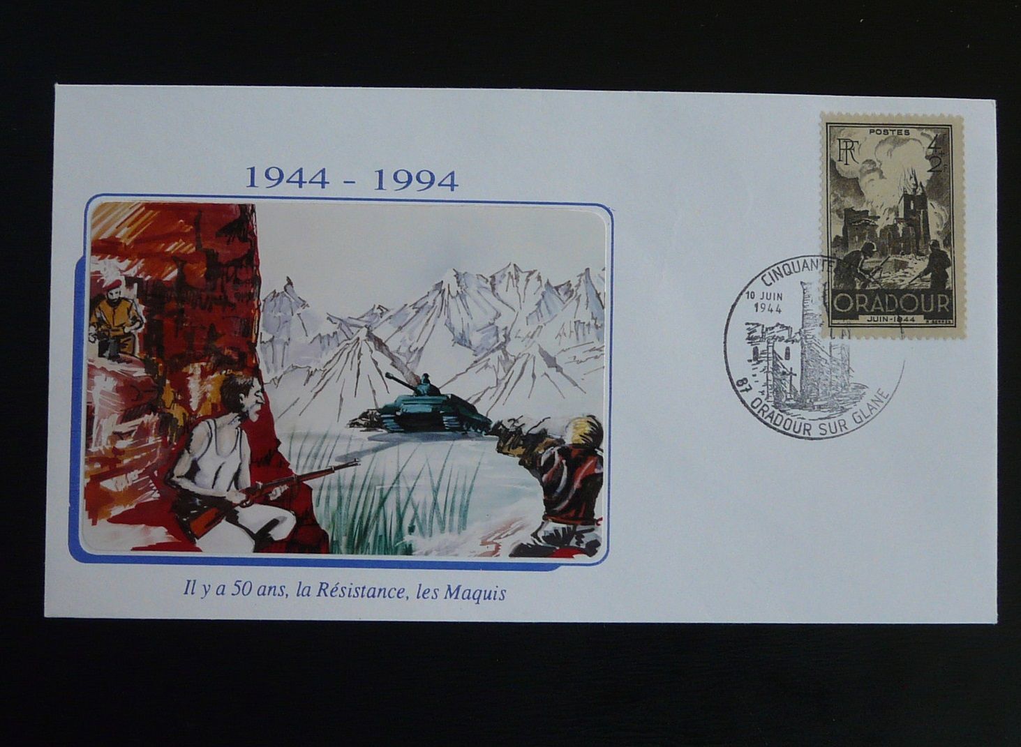 world war II ww2 Resistance Maquis commemorative cover 1994 | Europe ...