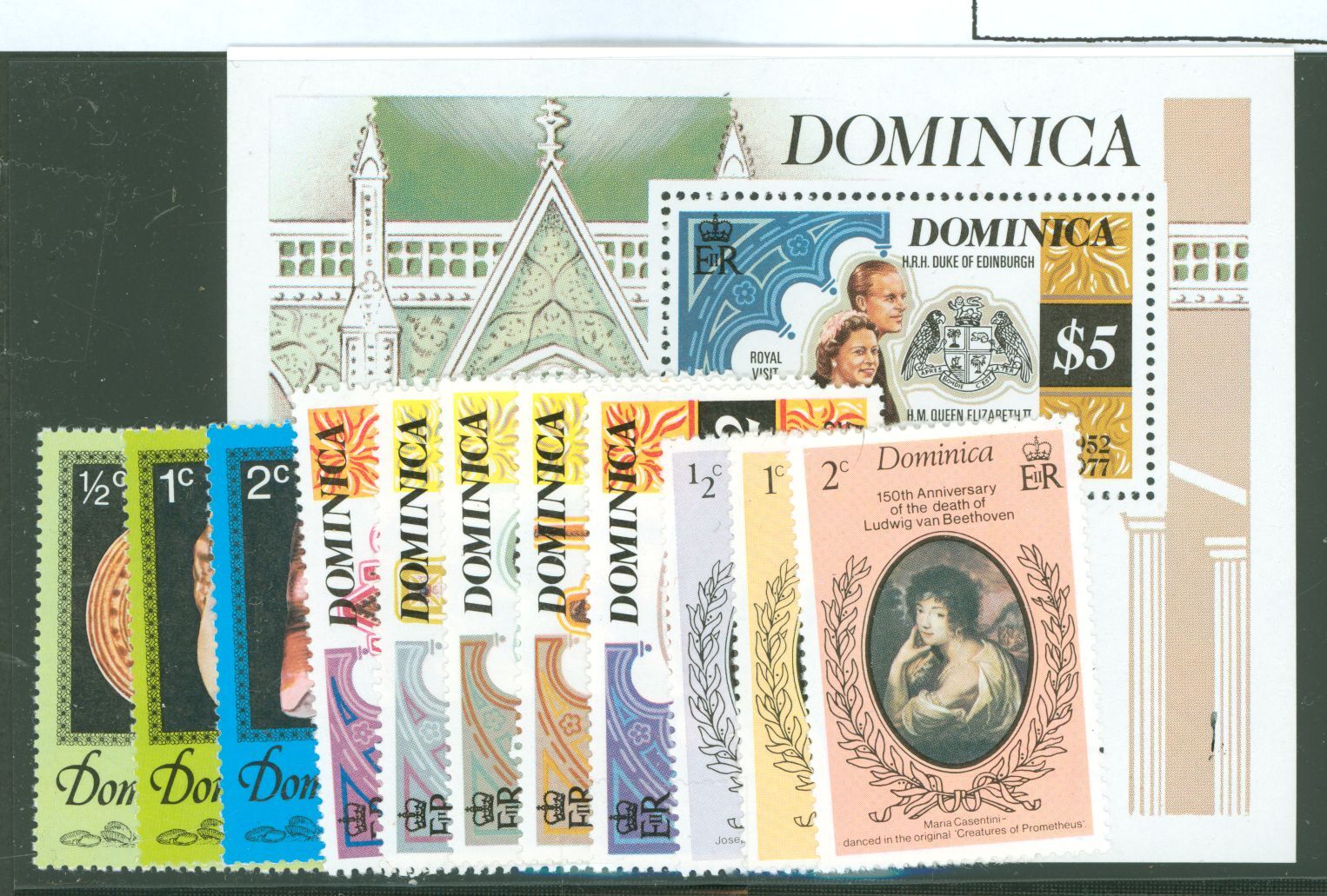 Dominica #513/529 Single (Complete Set) | Caribbean - Dominica, General ...