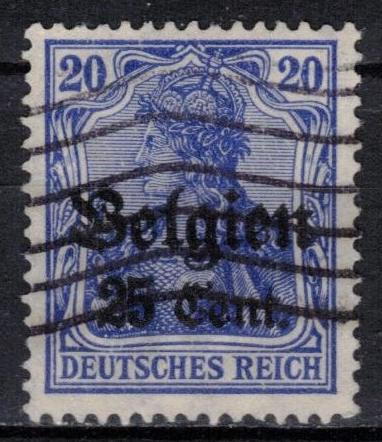 Belgium - German Occupation - Scott N18 | Europe - Belgium & Colonies ...
