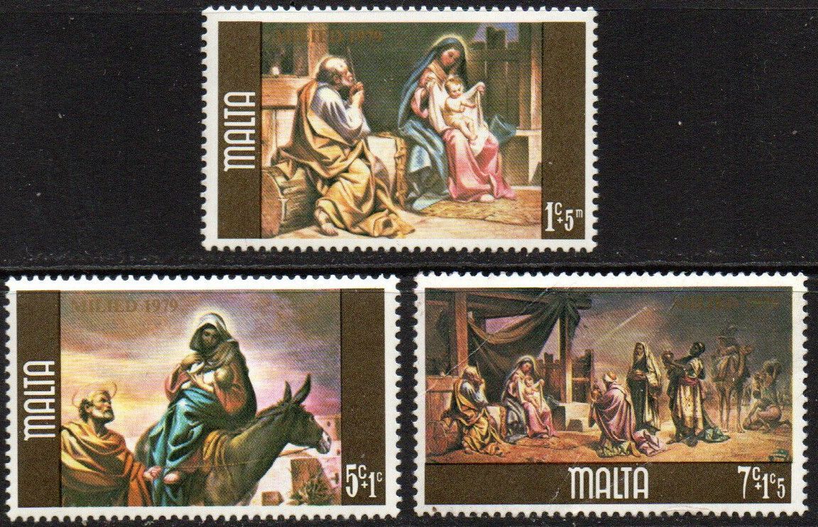 Malta Sc #B34-B36 MNH | Europe - Malta, Semi-Postal Stamp / HipStamp